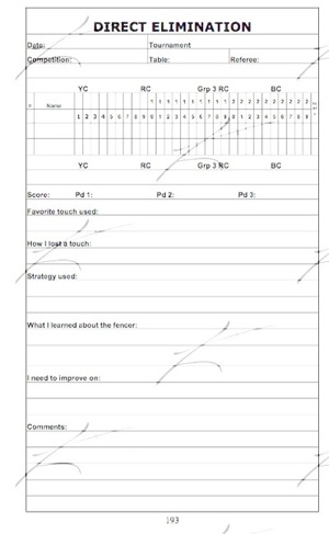 Absolute Fencing Gear — An Indispensable Journaling and Scoring Tool ...