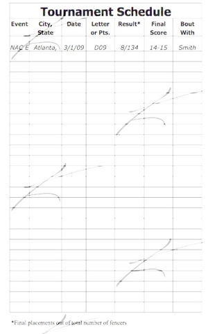 Absolute Fencing Gear — An Indispensable Journaling and Scoring Tool ...